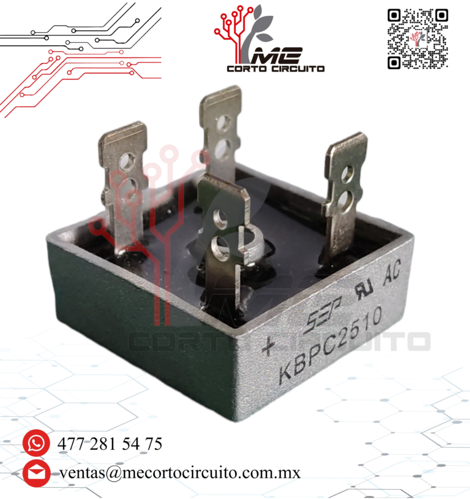 PUENTE RECTIFICADOR KBPC – Corto Circuito