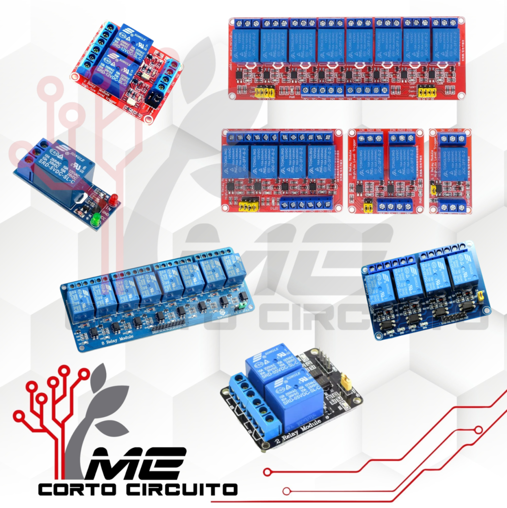 MODULO RELEVADOR CON OPTOACOPLADOR – Corto Circuito