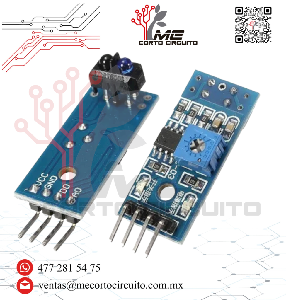 SENSOR INFRARROJO TCRT5000 – Corto Circuito