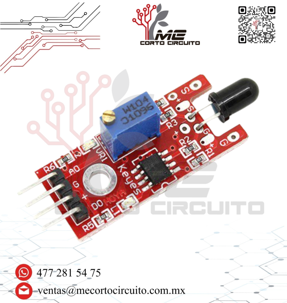 SENSOR DE FLAMA KY-026 – Corto Circuito