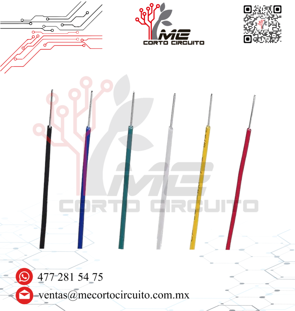 ALAMBRE PARA PROTOBOARD CAL.22 1 METRO – Corto Circuito