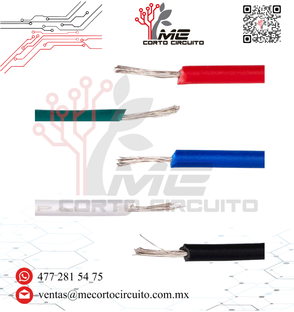 1 METRO DE CABLE AWG CAL.22 – Corto Circuito
