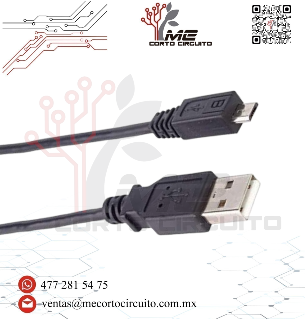 CABLE USB A MICRO USB 1M – Corto Circuito