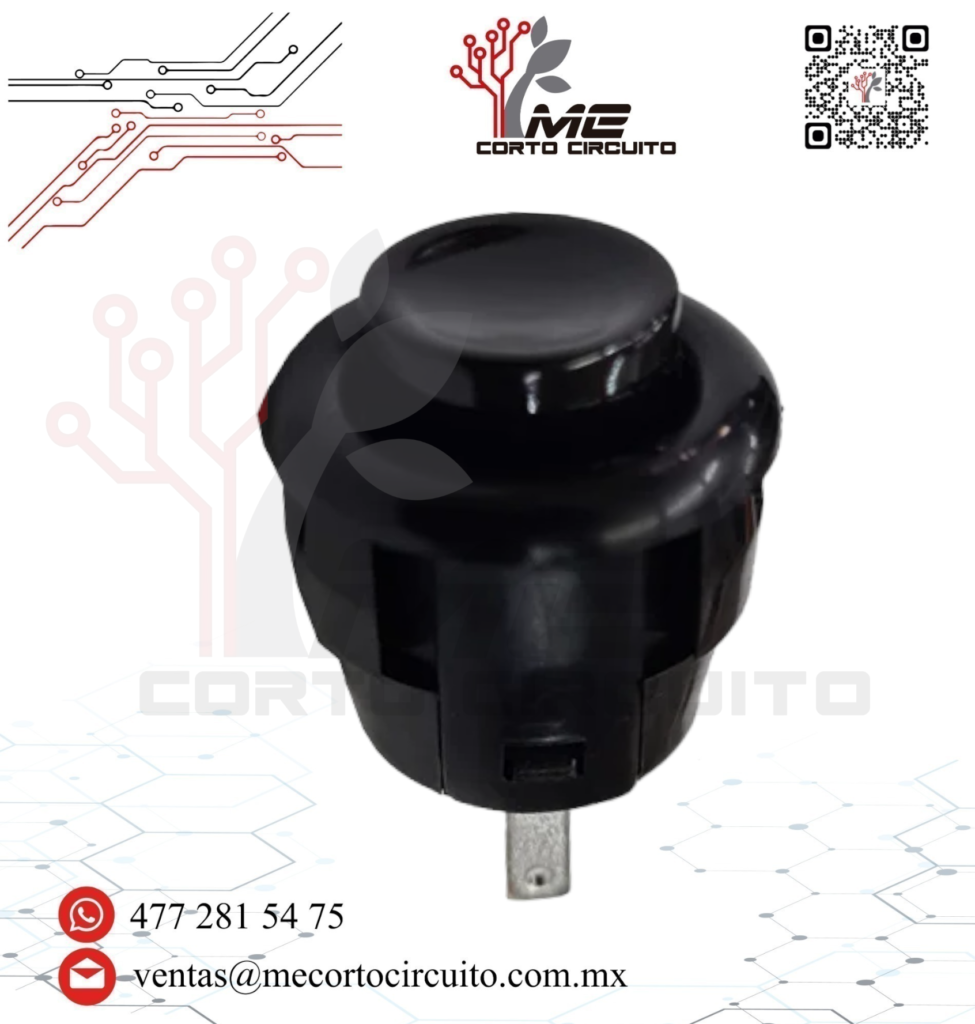 SWITCH REDONDO PUSH NA 1A 250V – Corto Circuito