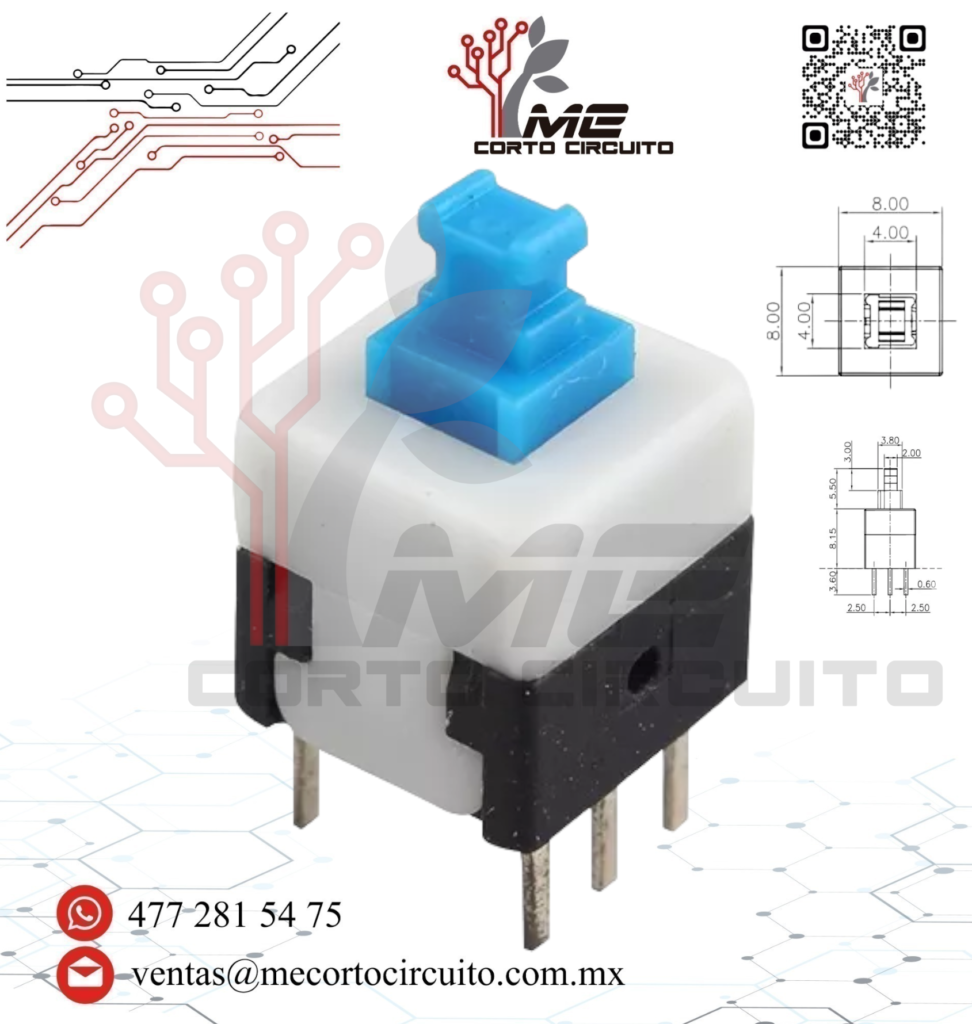 MICRO SWITCH 6 PINES 0.5A 30V – Corto Circuito