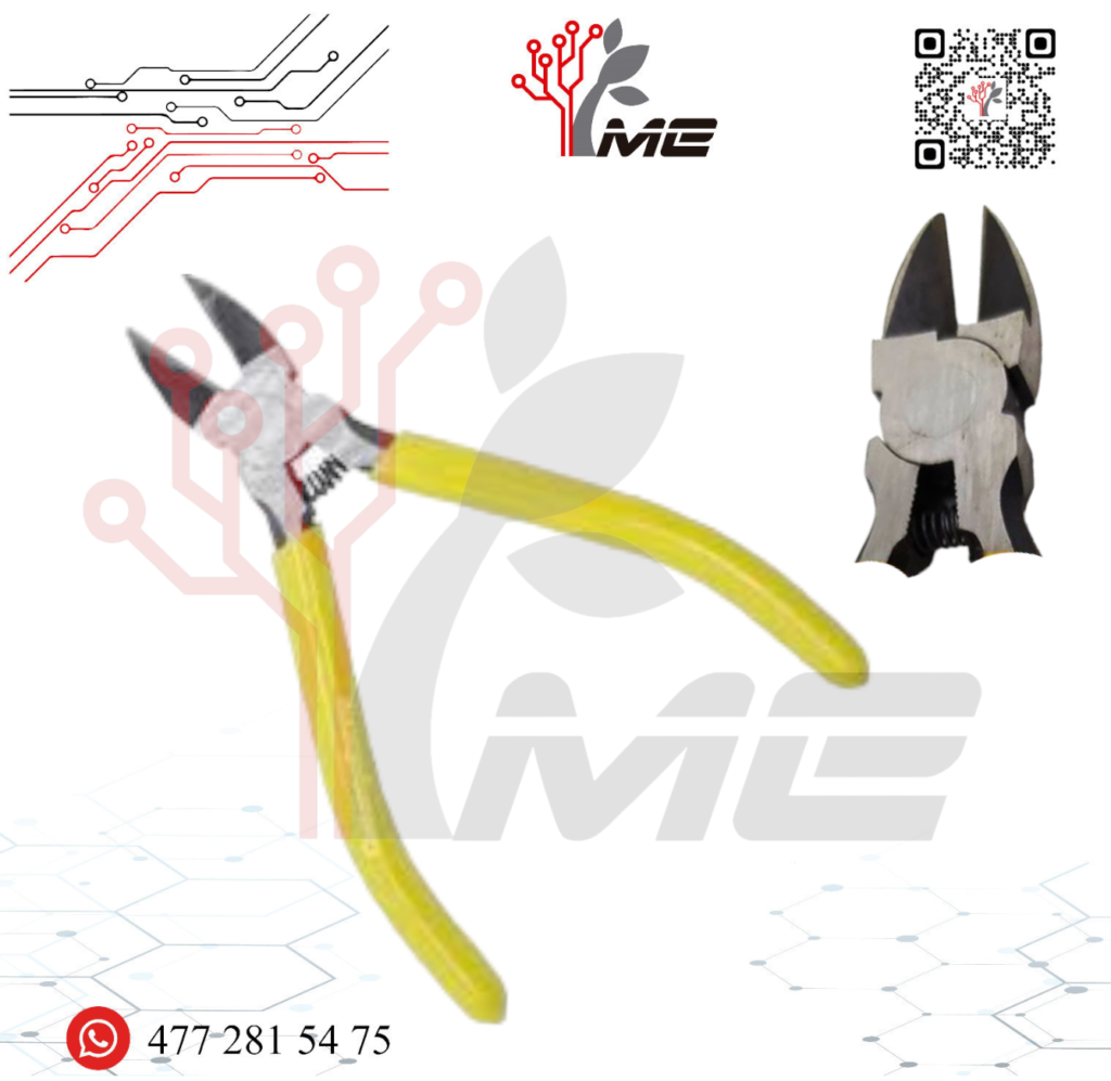 PINZA DE CORTE ANGULAR AMARILLA – Corto Circuito