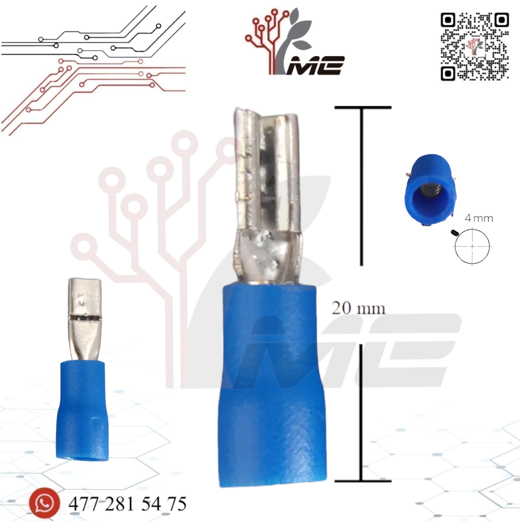 TERMINAL FASTON C/ REC 1/8″ HEMBRA CAL. 14-16 – Corto Circuito