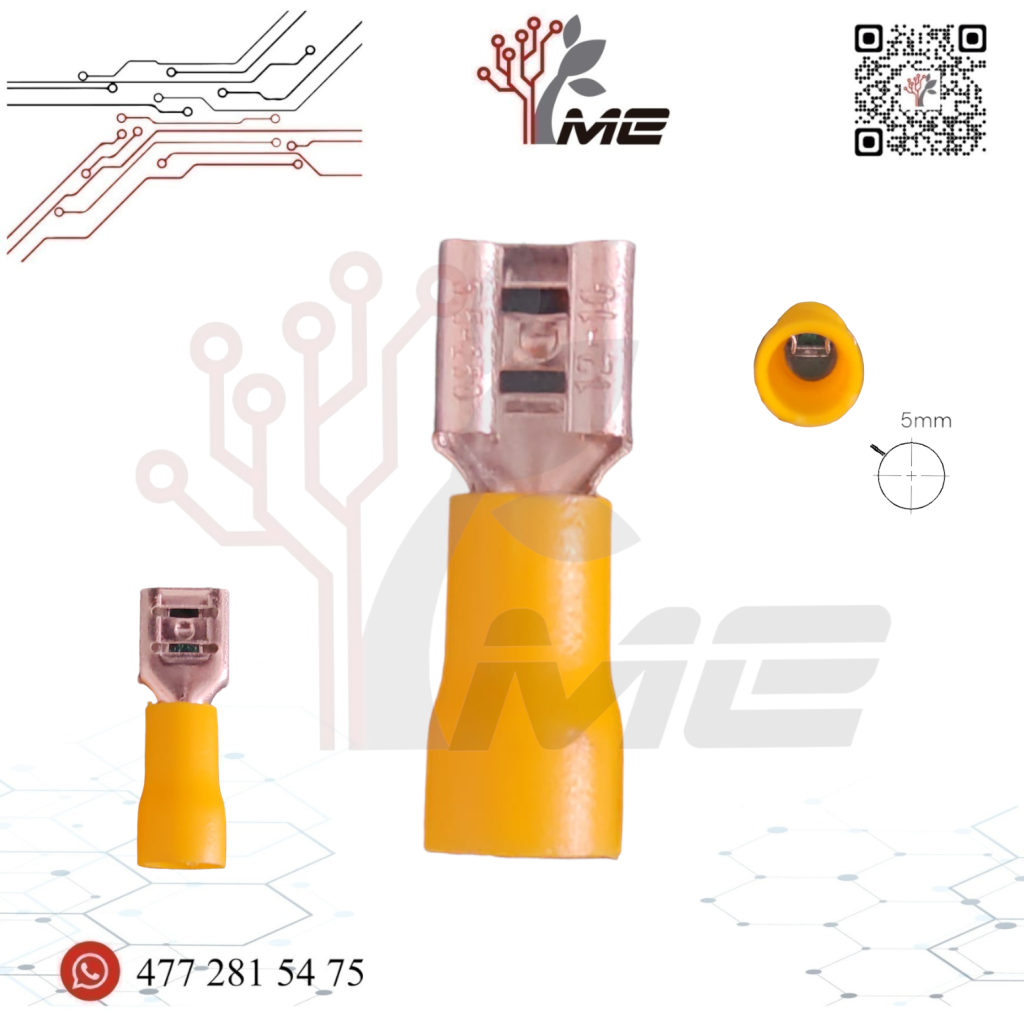 TERMINAL FASTON C/ REC 1/4″ HEMBRA CAL. 16-22 – Corto Circuito