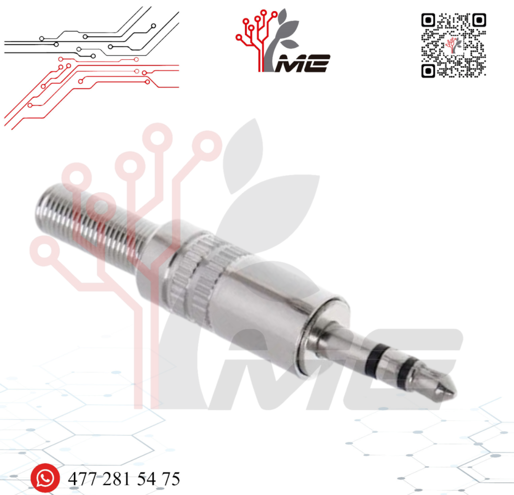 PLUG 3.5 MM STEREO METALICO – Corto Circuito