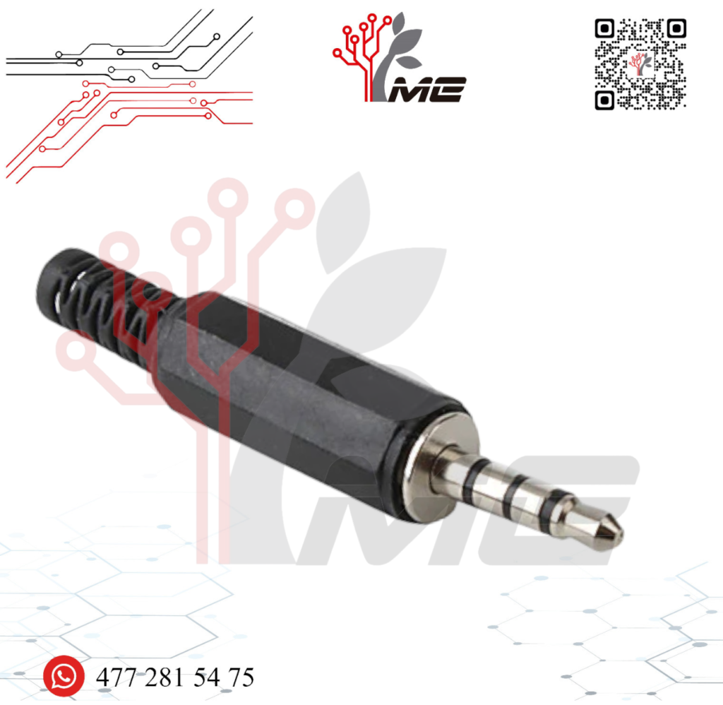 PLUG 3.5 MM PLASTICO 3 VIAS – Corto Circuito