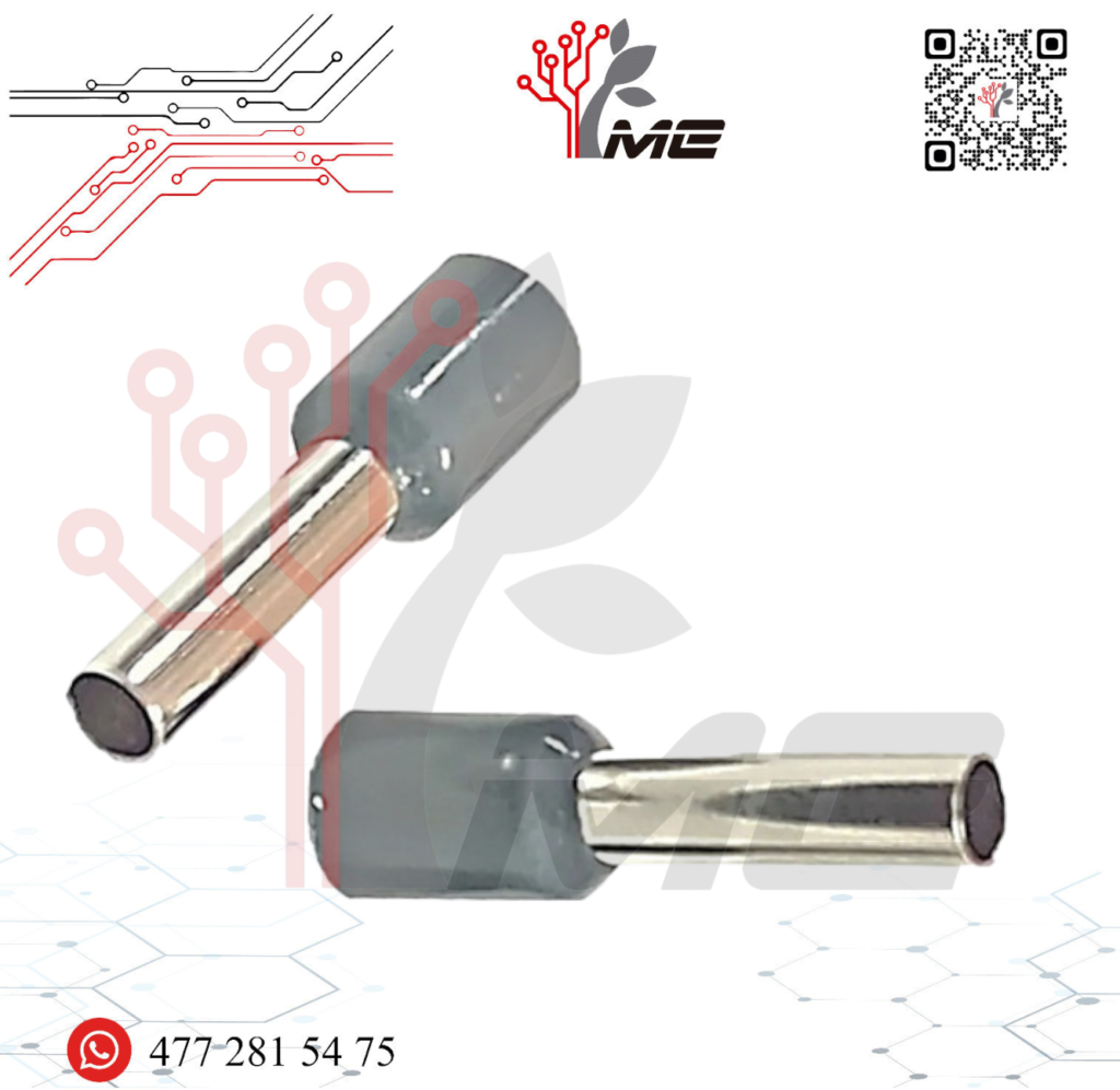 TERMINAL FERRUL C/AISLANTE 4 MM GRIS – Corto Circuito