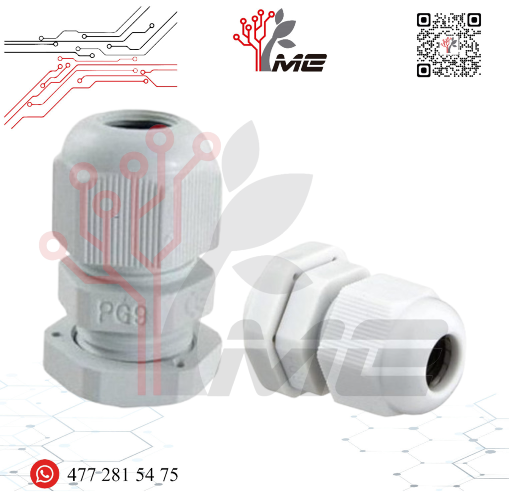 CONECTOR GLANDULA DE PLASTICO PG-9 – Corto Circuito