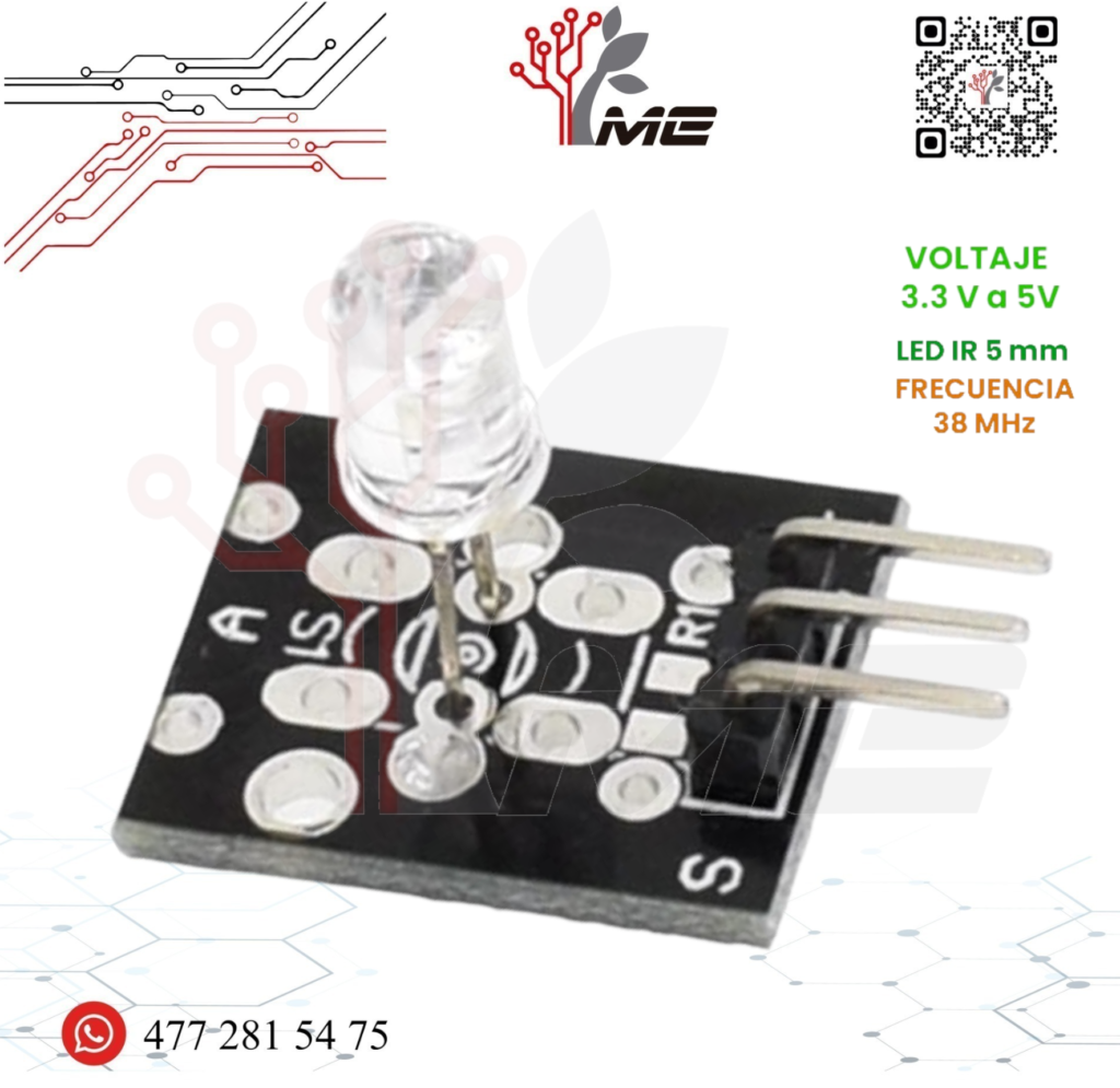 KY-005 MÓDULO SENSOR EMISOR INFRARROJO – Corto Circuito