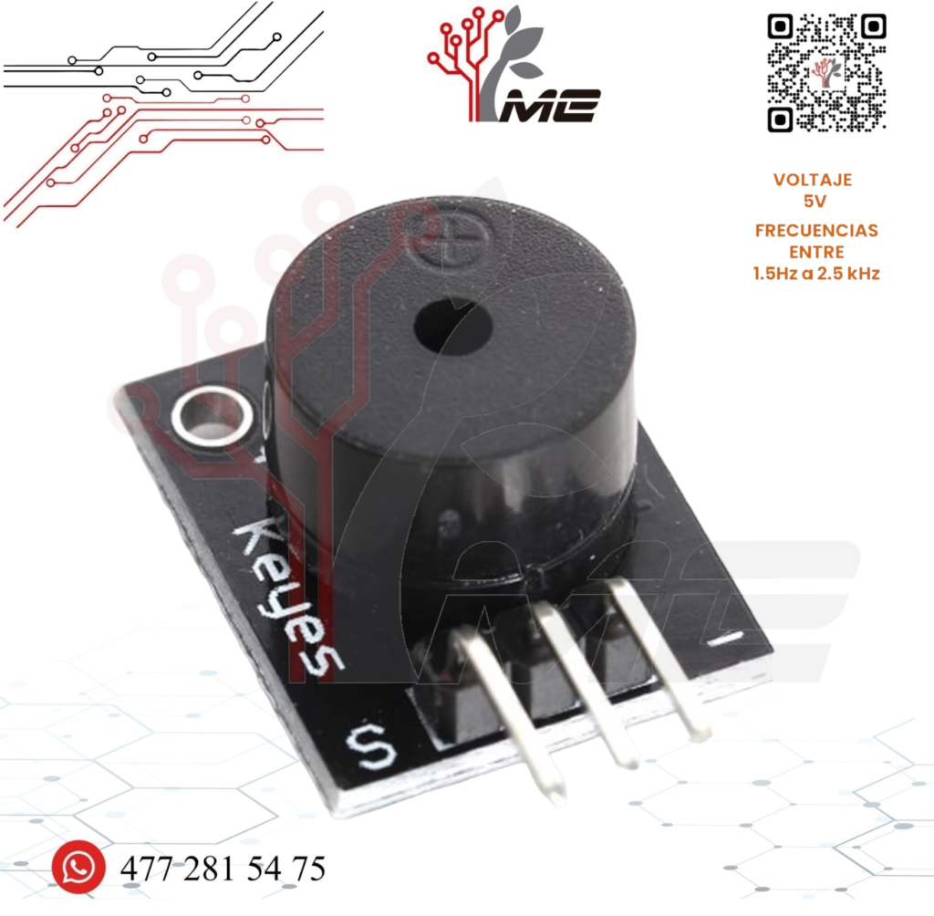 KY-006 MÓDULO ZUMBADOR PASIVO – Corto Circuito