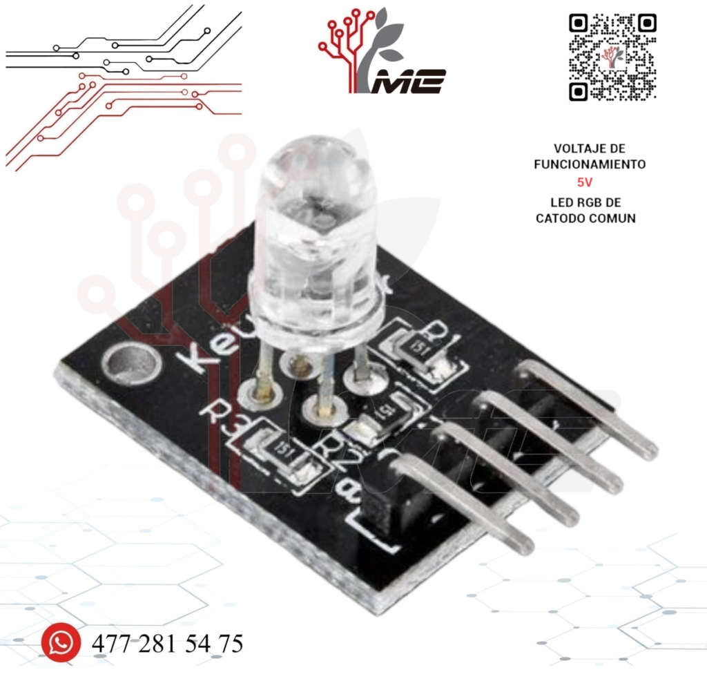 KY-016 LED RGB (5 MM) – Corto Circuito