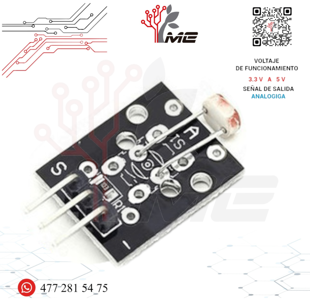 KY-018 SENSOR CON FOTORESISTENCIA – Corto Circuito