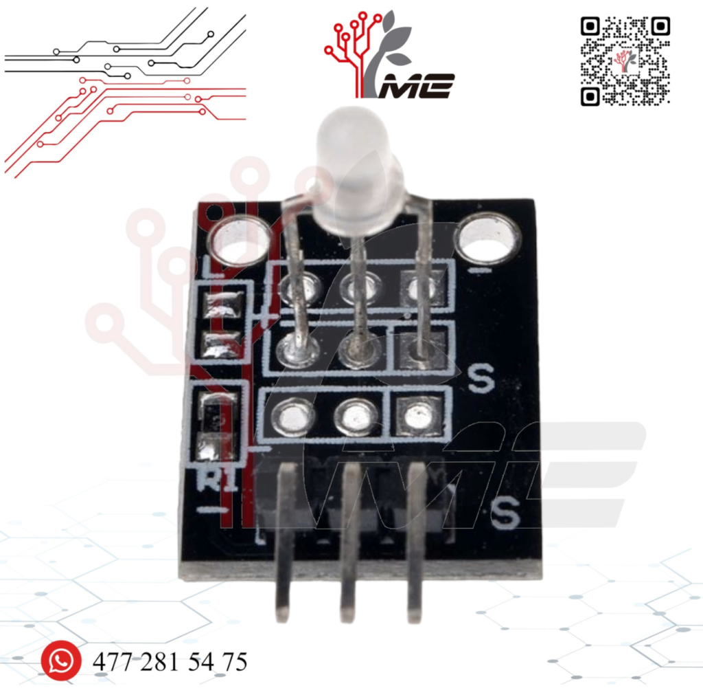 KY-029 SENSOR 3MM LED BICOLOR CÁTODO COMÚN – Corto Circuito