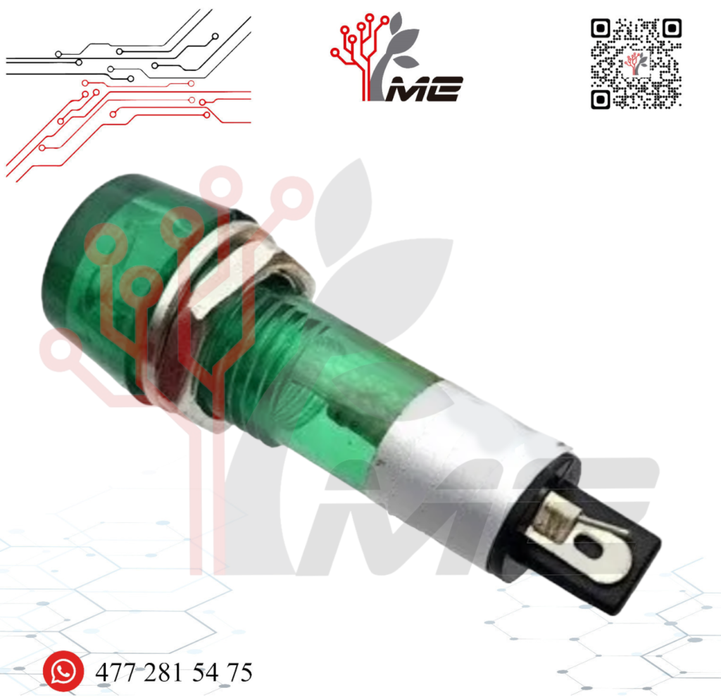 LAMPARA PILOTO LUZ LED VERDE 110V – Corto Circuito