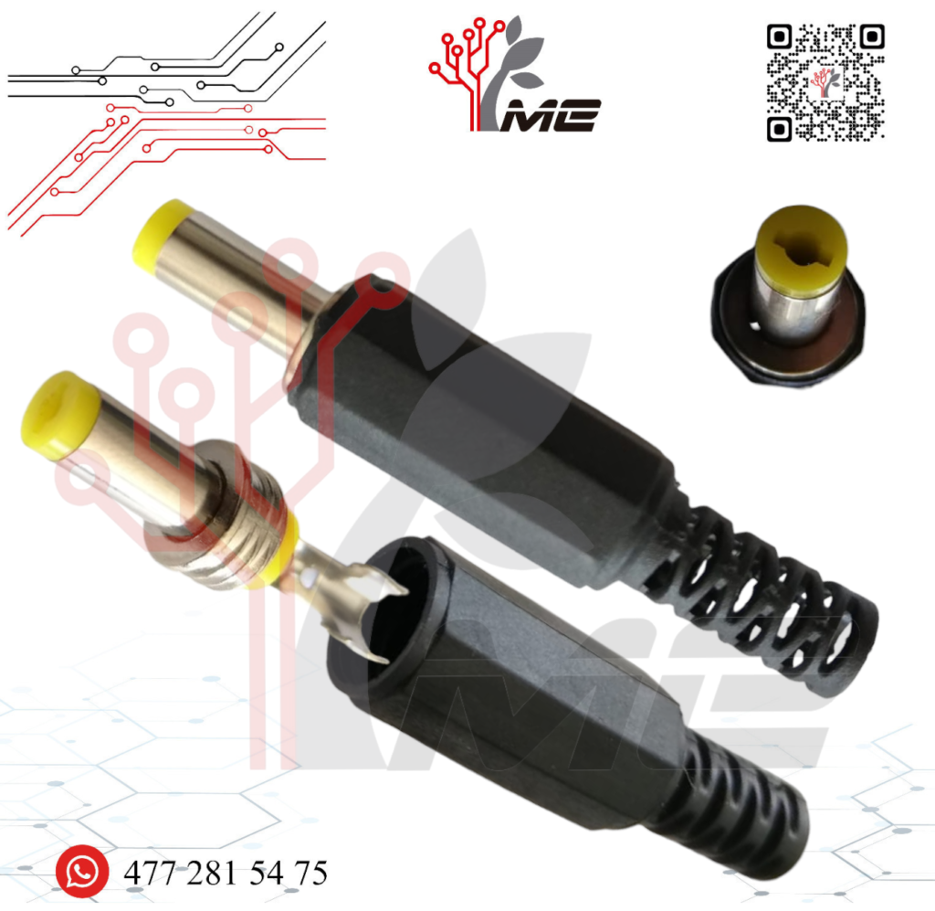 PLUG 1.7mm INVERTIDO CON RESORTE – Corto Circuito