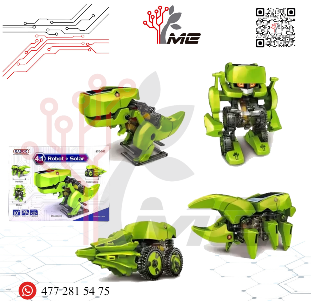 ROBOT SOLAR 4 EN 1 – Corto Circuito