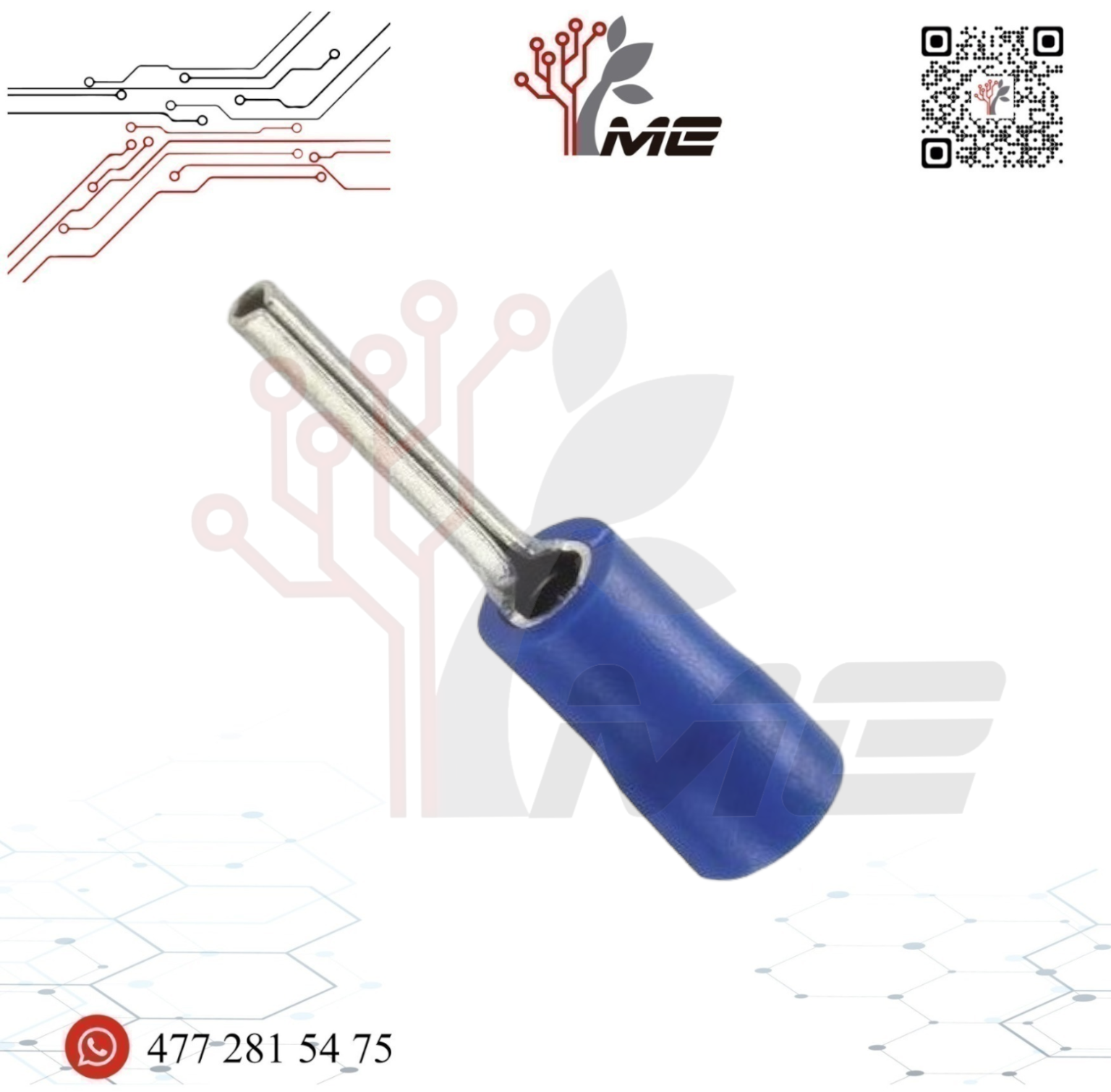 TERMINAL ELECTRICA TIPO PUNTA CAL 14-16 – Corto Circuito