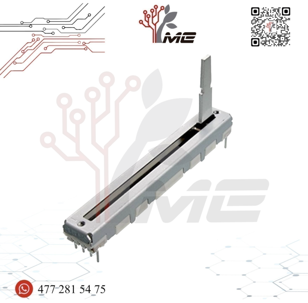 POTENCIÓMETRO LINEAL 10 k 60*15mm – Corto Circuito