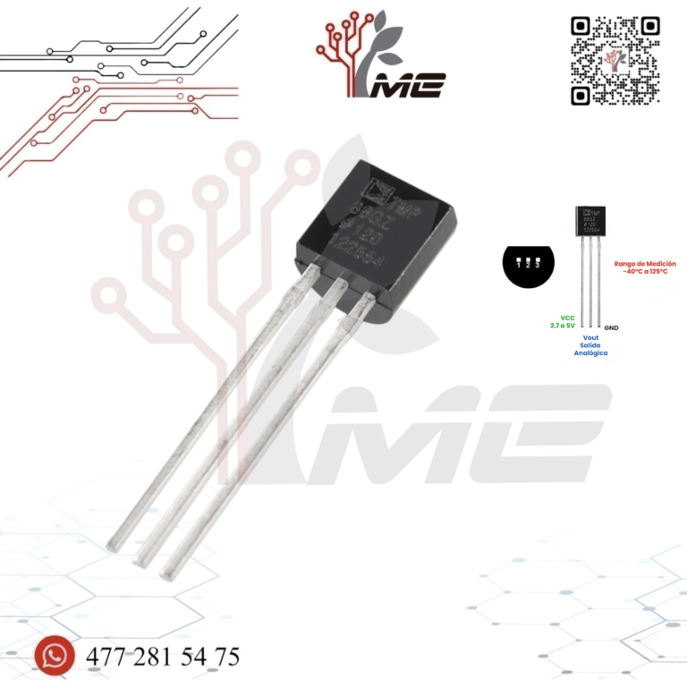 SENSOR DE TEMPERATURA TMP36 – Corto Circuito