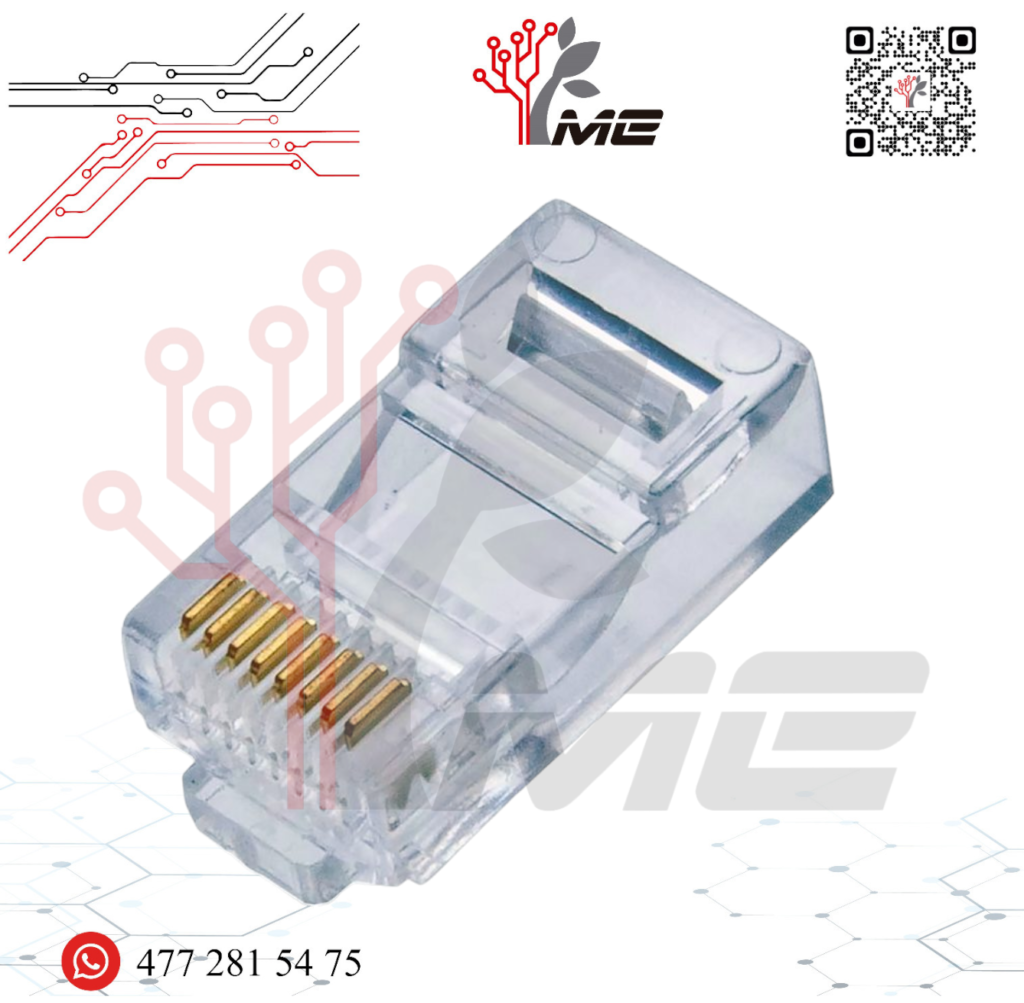 CONECTOR PLUG RJ45 CAT 5E – Corto Circuito