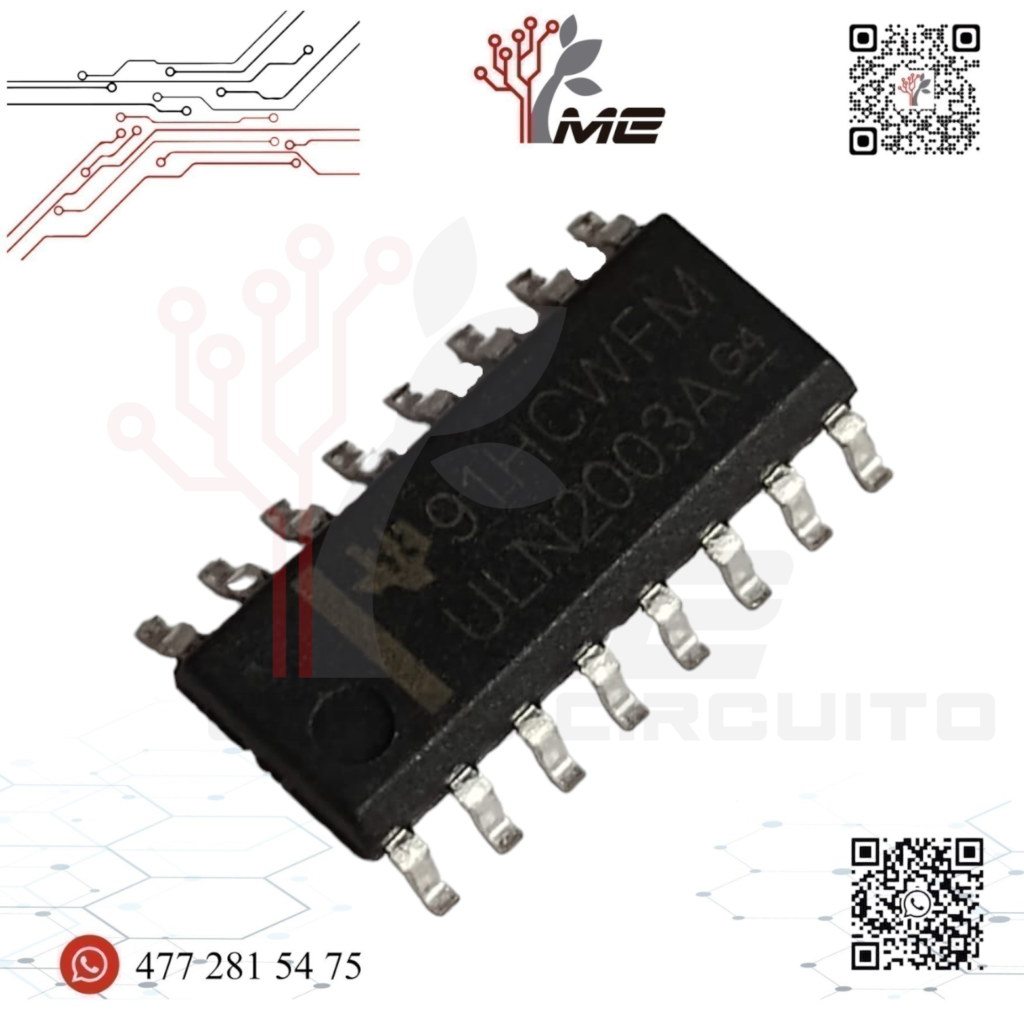 CIRCUITO INTEGRADO SMD ULN2003 – Corto Circuito