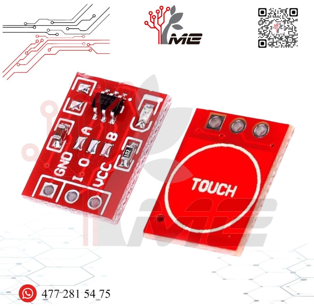 SENSOR TOUCH CAPACITIVO TTP223 – Corto Circuito