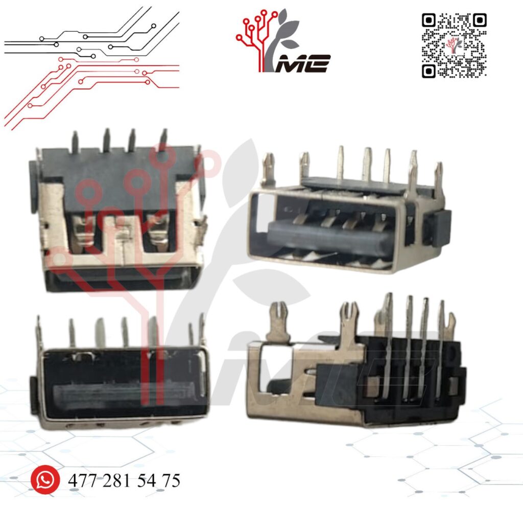 JACK USB 4 PINES BASE 4 PINES – Corto Circuito