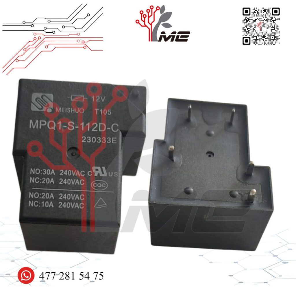 RELEVADOR 12V MPQ1-S-112D-C – Corto Circuito