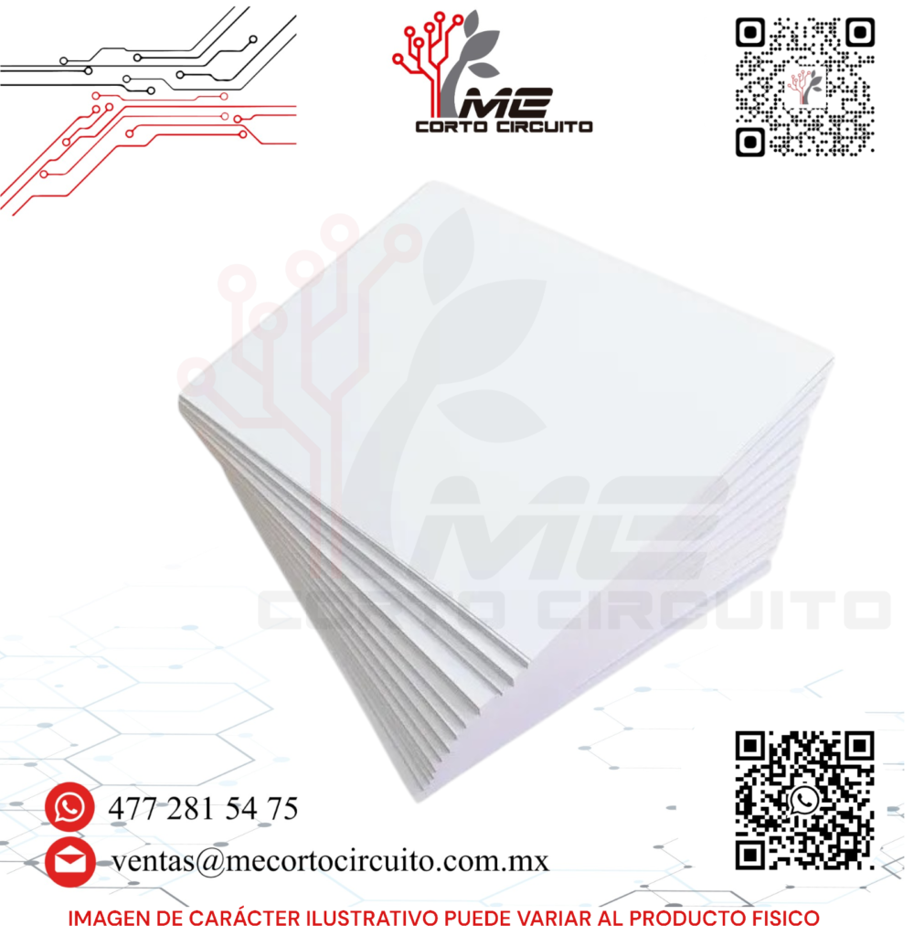 HOJA PAPEL COUCHE – Corto Circuito